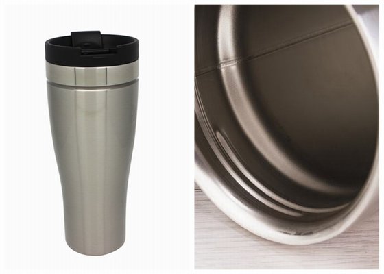 Unspillable Water Bottle Stainless Steel Insulated Coffee Mugs With Silk Screen Logo