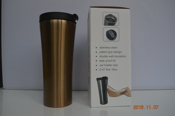 Classic Starbucks Style Suction Coffee Mug Double Wall With Anti - Slip Function