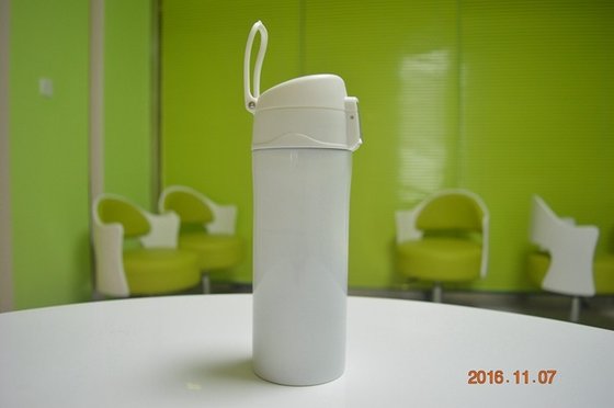 Customized No Spill Travel Mug White Color With 12oz/350ml Capacity