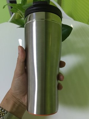 18/8 Stainless Steel Portable Coffee Cup Double Wall 85*80*170mm Size