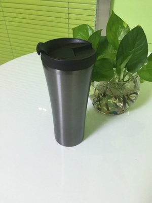 16oz Stainless Steel Insulated Travel Mugs With Lid , Silk Screen LOGO