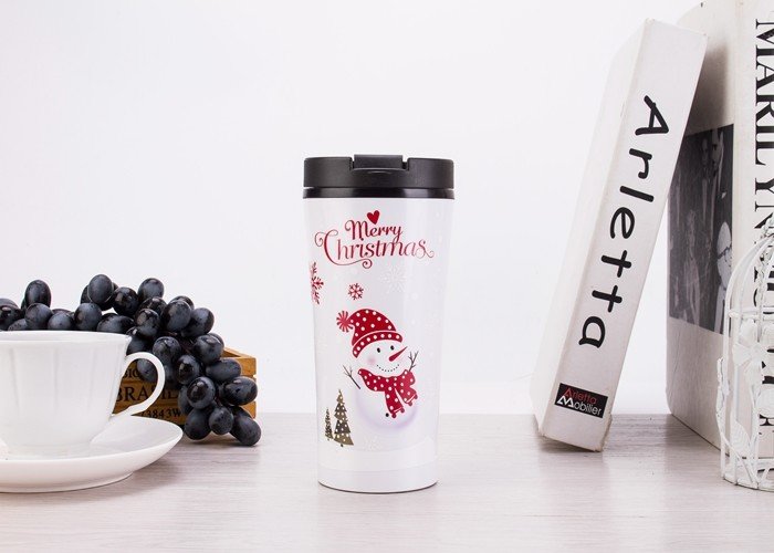 Class Room / Office Hot And Cold Plastic Travel Mugs With Food Grade PP Material