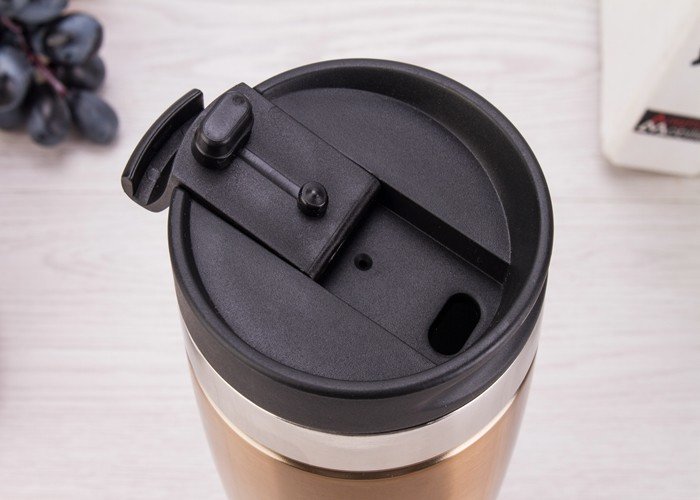 Leak Proof Double Wall No Spill Travel Mug 304 Stainless Steel Vacuum Insulated
