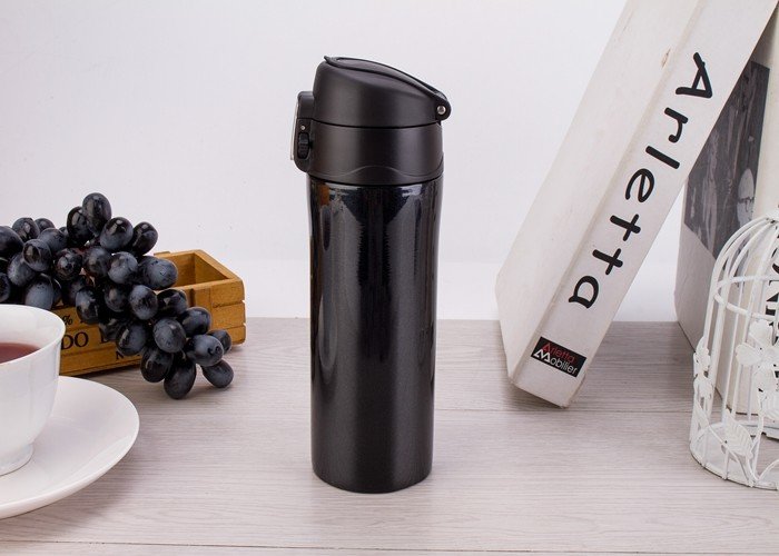 12oz 304 Stainless Steel Thermal Travel Coffee Cups With Anti - Slip Suction Function