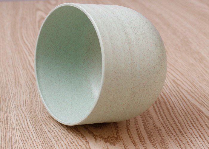 Healthy Rice Bowls Wheat Straw Dinnerware For Adults And Kids / 11.5*11.5*5.8cm