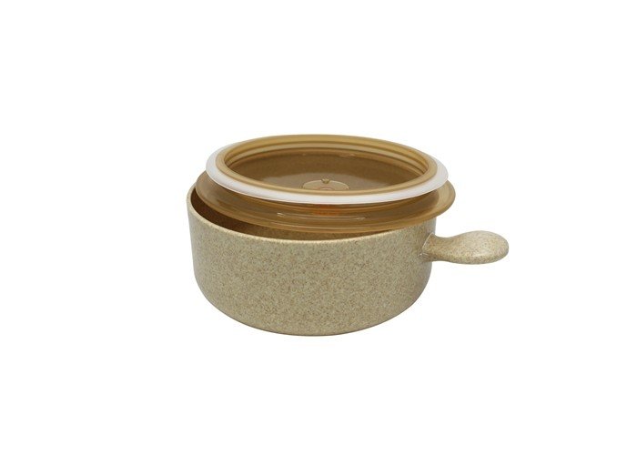 High Density Durable Wheat Straw Dinnerware Corrosion Resistant For Microwave Oven