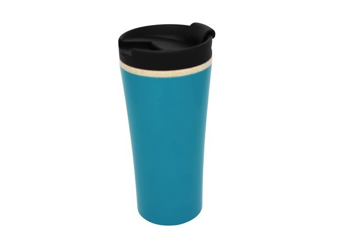 Wheat Straw Hot And Cold Water Bottle , Leak Proof Travel Mug 120 Degree C Resistant