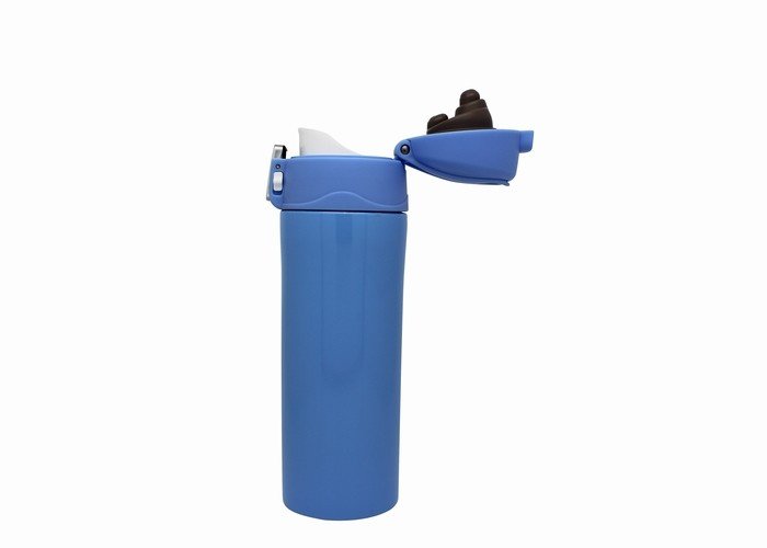 Blue Travel Durable Insulated Coffee Mugs Warm Keeping 6 Hours For 60°C