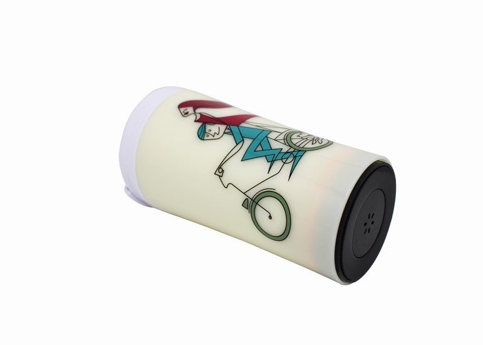 Outside Activities 12 Oz Spill Proof Coffee Mug , 350 Ml Hot Beverage Travel Mug 