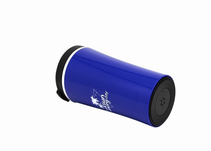 No Spill Plastic Portable Suction Travel Mug Coffee Cup 12 Oz Mug Leak Proof