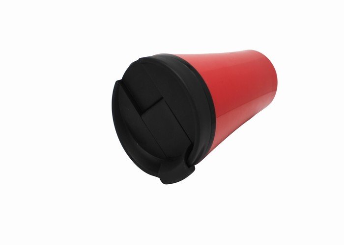 Portable Spill Free Anti Tip Suction Travel Mug With Food Grade PP Lid