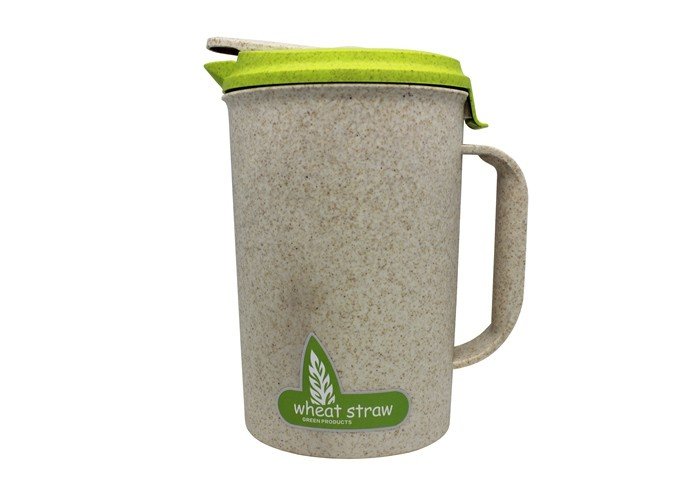 Heat Resistant Eco Friendly Kitchenware Wheat Straw With Filter Jug Set
