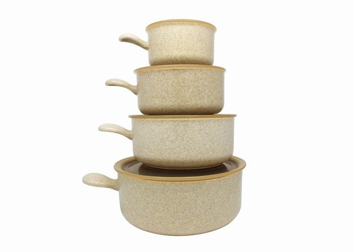 Adults Wheat Straw Dinnerware Plastic Kitchen Bowls For Rice Fruit Noodle Soup