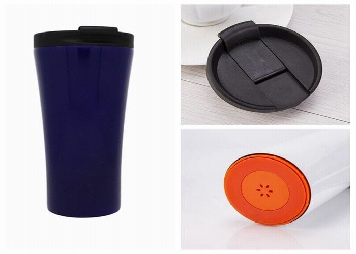 Double Wall Vacuum Insulated Travel Mug , Mighty Mug Suction Cup With Silicone Bottom