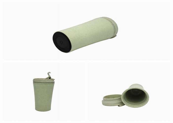 Wheaten Portable Coffee Cup Travel Mug Heat Resistant For Hot Tea Or Coffee