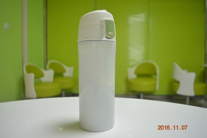 Customized No Spill Travel Mug White Color With 12oz/350ml Capacity