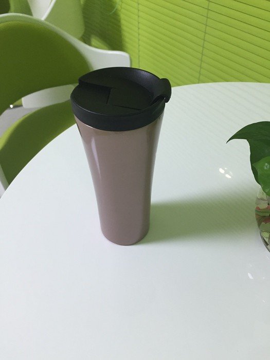 BPA Free Stainless Steel Insulated Travel Mugs No Spill Design Grey Color