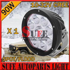 China 7 INCH 10W/ 90W CREE LED Driving Light Off Road tractor JEEP Truck work light spot flood supplier