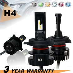 China SUFEMOTEC 8000LM H4-3 High Low Car LED Headlight Conversion Kit 80W H1 H7 9005 9006 6000K Auto LED Headlamp 12V 24V DRL supplier