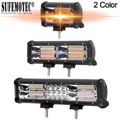 China 72W 144W 180W Led Bar Light For 4x4 Off road Trucks Boat SUV ATV UTV Strobe Driving Work Bar Lights White & Amber supplier