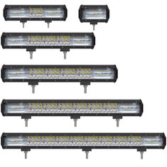 China 5D Projector 5 12 17 20 26 32 Inch Led Bar Light Combo For Off road Trucks Boat SUV ATV 4WD 4x4 Car White Strobe Driving supplier