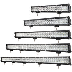 China 5D Lens 210W 240W 300W 390W 480W LED Work Light Bar For 4x4 Offroad Trucks 4WD Boat SUV ATV Uaz Combo Beams Boat Driving supplier