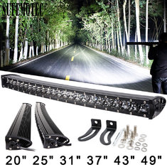 China 3D 120W 150W 180W 240W Super Slim Single Row Curved Led Light Bar Combo Beams For 4x4 Offroad SUV 4WD ATV Driving Work L supplier