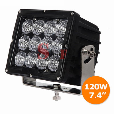 High Power7.4 INCH 120W CREE LED DRIVING LIGHT 4X4 FOG LIGHT OFFROAD MACHINERY 4WD ATV SUV supplier