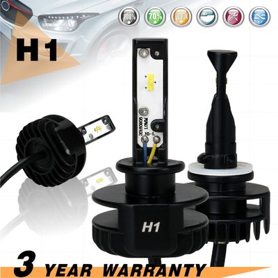 SUFEMOTEC H1 Single Beam 80W 8000LM Car LED Headlight Conversion Kit Replace HID Bulb Auto Driving lamp 12V 24V Fog DRL supplier