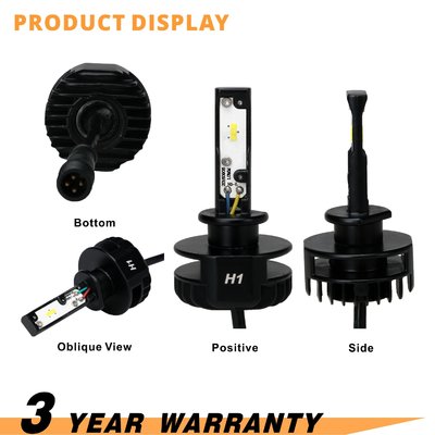 SUFEMOTEC H1 Single Beam 80W 8000LM Car LED Headlight Conversion Kit Replace HID Bulb Auto Driving lamp 12V 24V Fog DRL supplier
