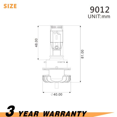 Lighting LED Headlight Bulbs Clear Arc-Beam KitWhite  Luxeon  LED Conversion for Replace Halogen Bulb Headlights 9012 supplier