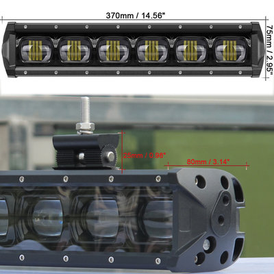 6D Lens 14" Inch 60W Single Row LED Bar For Car 4x4 Offroad Trailer Trucks JEEP Wrangler Boat 4X4 SUV ATV,12V 24V DC supplier