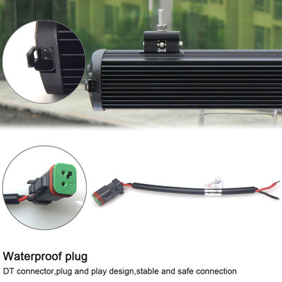 27 Inch 120W 6D projector Single Row Led Bar Work Light Offroad For 12V 24V Atv Trailer Jeep 4x4 Off road SUV Truck supplier