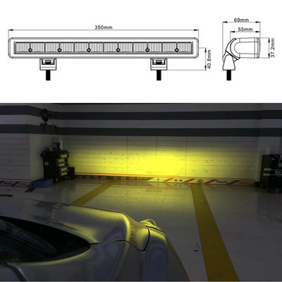 14 Inch 60W Ultra-thin 4x4 Led Bar Off road Light For Car Niva 12V Jeep Wrangler tj ATV SUV Trucks Led Work Barra Driver supplier