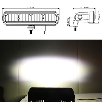 8 Inch 40W Slim Led Bar Off road Light For Car 12V 24V Wrangler jk ATV SUV Truck Motorcycle Flood Beams Barra 4x4 Driver supplier