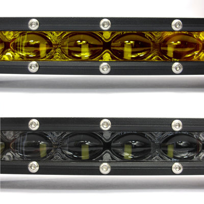 8 Inch 30W Slim LED Light Bar Single Row 5W White Amber Color Work Light for Off Road Truck Motorcycle 4X4 4WD SUV Jeep supplier