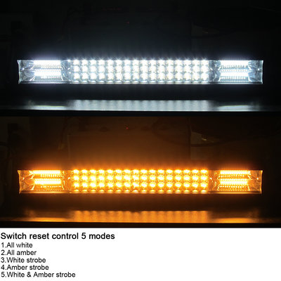 72W 144W 180W Led Bar Light For 4x4 Off road Trucks Boat SUV ATV UTV Strobe Driving Work Bar Lights White & Amber supplier