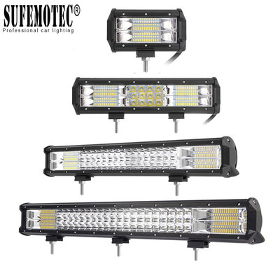 5 12 17 20 26 32 Inch Led Bar Light Combo For Off road Trucks Boat SUV ATV 4WD 4x4 Car White Strobe Driving supplier