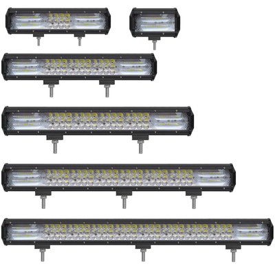 5D Projector 5 12 17 20 26 32 Inch Led Bar Light Combo For Off road Trucks Boat SUV ATV 4WD 4x4 Car White Strobe Driving supplier