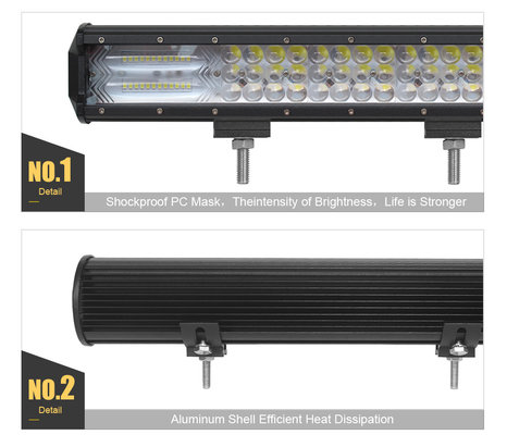 5D Projector 5 12 17 20 26 32 Inch Led Bar Light Combo For Off road Trucks Boat SUV ATV 4WD 4x4 Car White Strobe Driving supplier