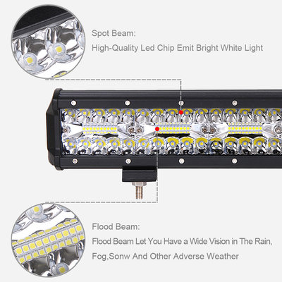 60W 120W 180W 600W 4x4 Offroad Led Light Bar For Cars Combo Beam Off road SUV ATV Tractor Boat Trucks 12V 24V Work Light supplier