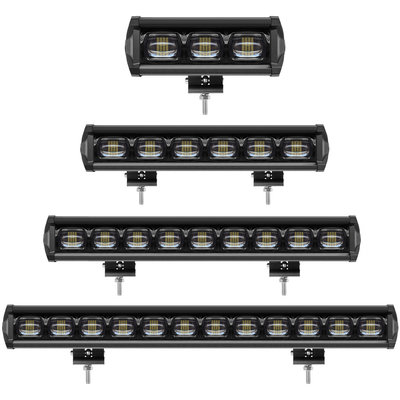 6D Lens 90W 120W 150W 180W Single Row LED Bar Light For 12V 24V 4x4 Offroad Trucks ATV Boat Driving Work Flood Beams Bar supplier