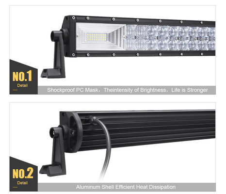 5D Lens 22" 32" 42" 50 Inch 3 Row Straight Curved Led Bar Light For Car 4x4 Off road 4WD ATV UTV Truck Combo Driving supplier