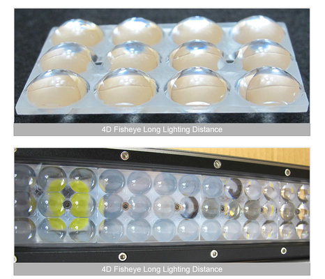 20 Inch 4D Lens Led Offroad Light Bar For Cart 12V 24V 4x4 Off road Truck Suv ATV Boat Tractor SpotLights Driving Work supplier