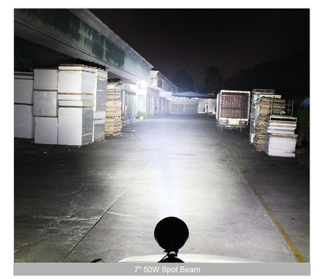 4" 25W 7 Inch 50W Round Led Work Light Car Spot Beam For 4x4 Offroad Truck 4WD ATV SUV Motorcycle Driving Lamp 12V 24V supplier