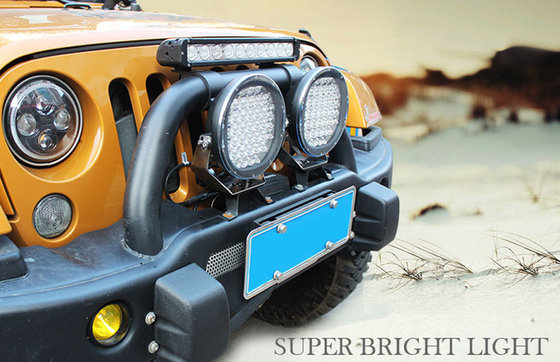 9" Inch 225W Offroad LED Driving Work Light For 12V 24V Trucks Trailers Atv 4WD 4x4 Off Road Freight Car External Lights supplier