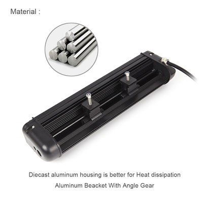 Single Row Amber Led Light Bar Spot Flood Combo Beam For 4x4 Offroad Uaz ATV SUV Tractor Truck Boat 12V 24V Driving Barr supplier