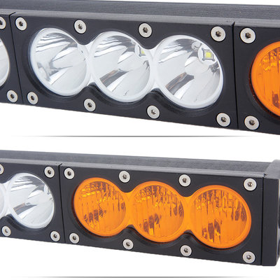 Single Row Slim 10W/Pcs LED Work Light Bar For Truck Atv Uaz 4x4 Offroad Trailer Combo Beam Amber White Warning Barra supplier