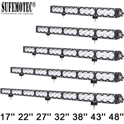 30W 90W 12W 150W 180W Single Row Led Work Light Bar For Car 4x4 Offroad Truck SUV 4WD Spot Flood Combo Beams Driving supplier