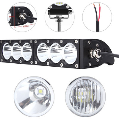 30W 90W 12W 150W 180W Single Row Led Work Light Bar For Car 4x4 Offroad Truck SUV 4WD Spot Flood Combo Beams Driving supplier